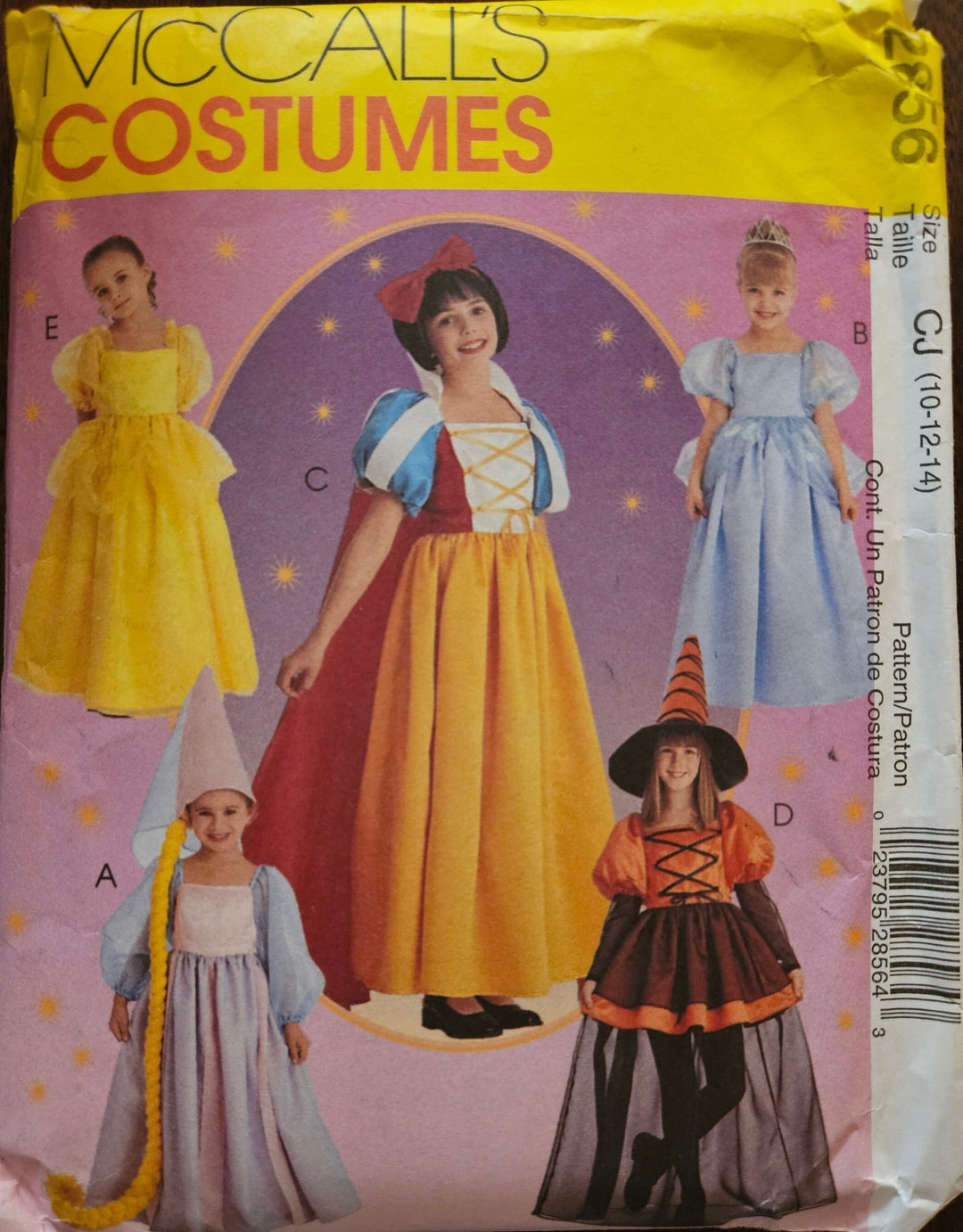 Mccalls P411/2856 Toddler/kids Fairytale Costumes | Rapunzel ...