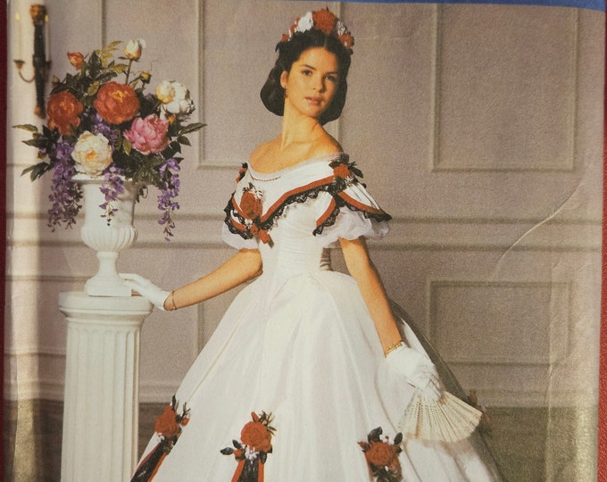 Simplicity 5724 Misses Victorian Era Ballgown | 2-piece Dress | Costume ...