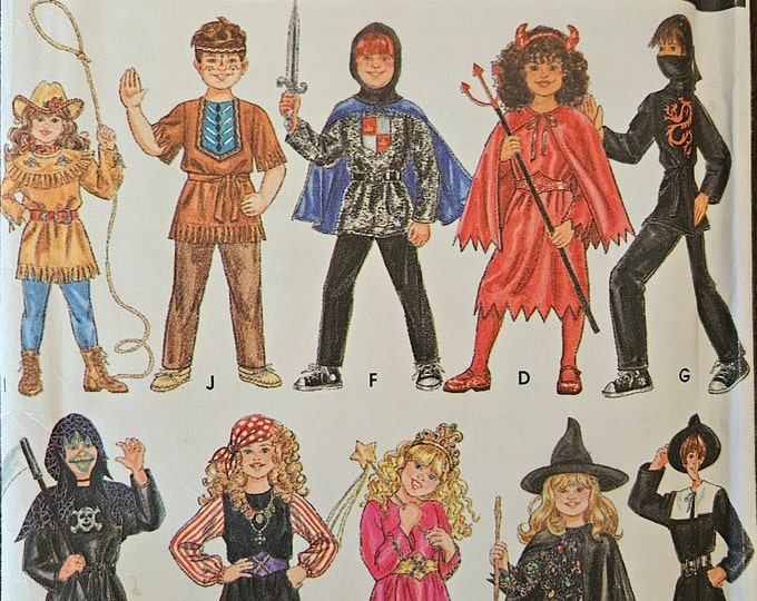 Simplicity 9698 Kids Costumes | Western, Knight, Ninja, Pirate ...