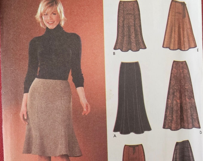 Simplicity 1560/5914 Misses Woven Skirts | Slim & A-line, Side Zipper ...