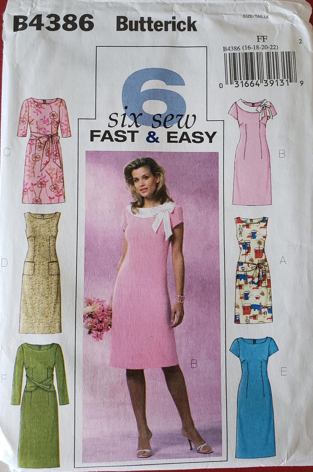 Butterick B4386 Misses/miss Petite Sheath Dress | Boatneck, Waist Darts ...