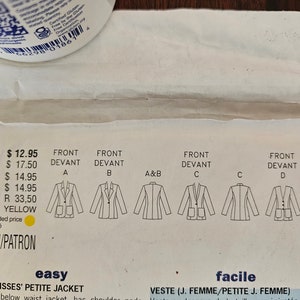 Butterick 6718 Misses/miss Petite Woven Jacket Optional Lining, Long ...