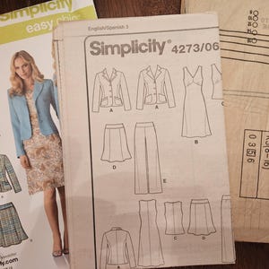 Simplicity 4273 Misses/miss Petite Suit | Jacket, Flared Skirt, Top ...