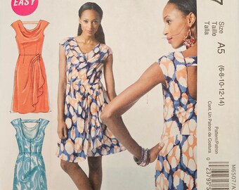 Vogue 9239 Misses Woven Shirt Dress | Length, Sleeve, & Collar Options ...