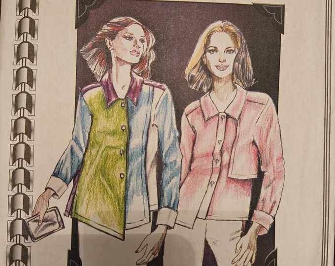 Cutting Line Designs Director's Cut #12203 Misses Shirt | Asymmetric ...