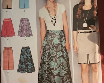 Simplicity 1560/5914 Misses Woven Skirts | Slim & A-line, Side Zipper ...