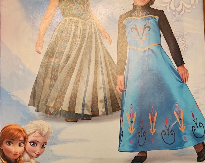 Simplicity S0748/1222 Child Disney's Frozen Costume | Woven Dresses ...