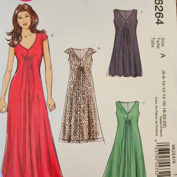 V Neck Dress Pattern - Etsy