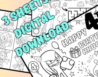 knuckles coloring pages free