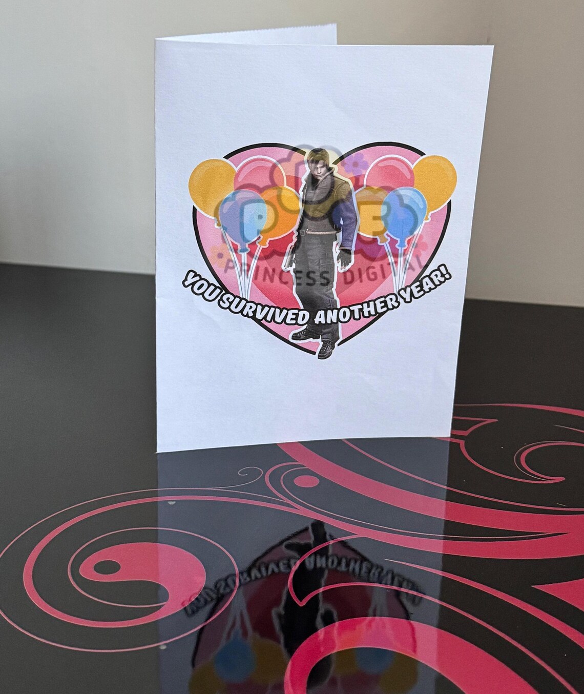 LEON Kennedy Celebration Card (digital Download) RE4 - Etsy