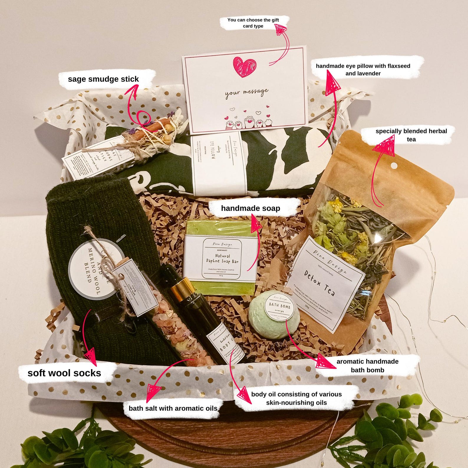 Renewal Care Spa Gift Box, Detox Care Set, Green Sunday Spa Day Gift ...