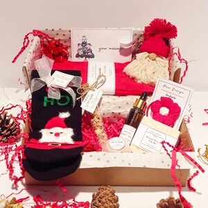 Santa Claus Christmas Spa Gift for Her Relaxing Winter Care Holiday ...