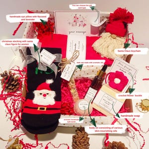 Santa Claus Christmas Spa Gift for Her Relaxing Winter Care Holiday ...