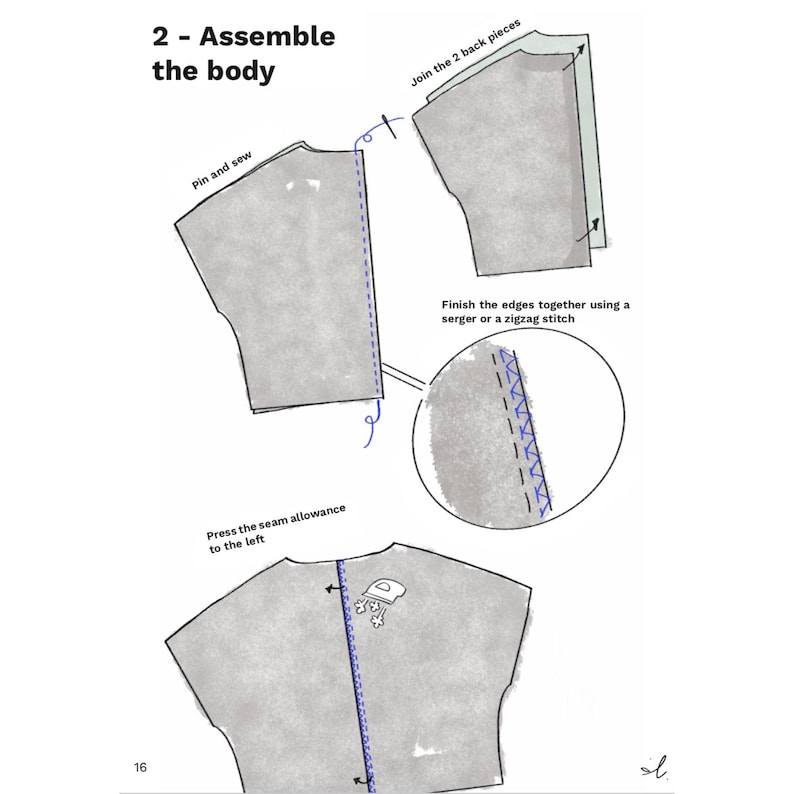 Bloom Blouse Sewing Pattern | Easy Blouse Pattern PDF for Beginners ...