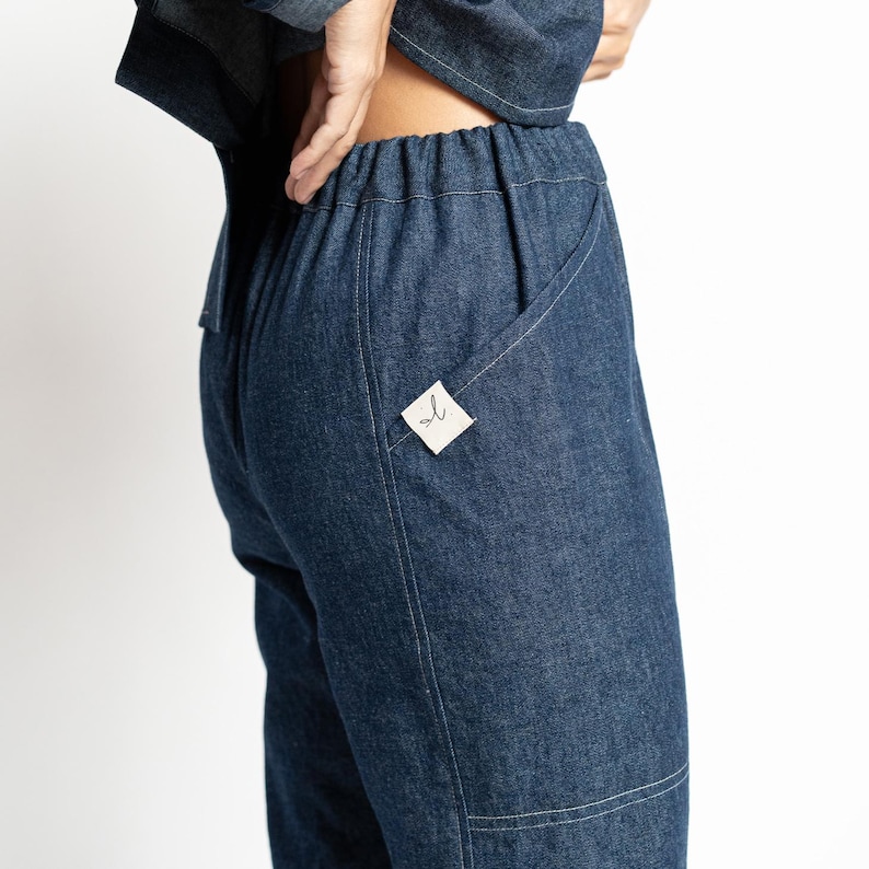 Dafne Pants Sewing Pattern PDF | Elastic Waist Pants Pattern Pdf | Easy ...