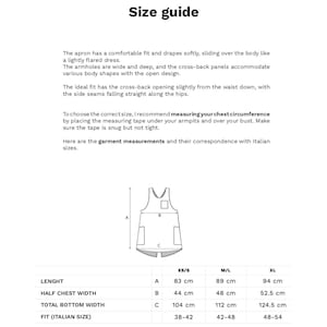 Cross Back Apron Sewing Pattern PDF | Japanese Pinafore Apron Pattern ...