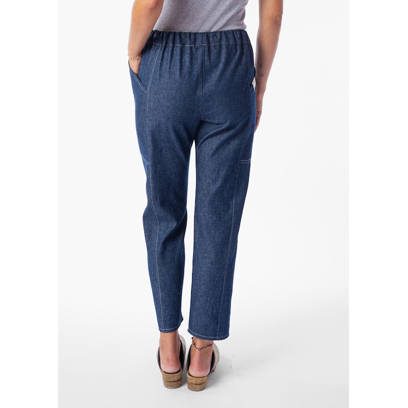 Dafne Pants Sewing Pattern PDF | Elastic Waist Pants Pattern Pdf | Easy ...