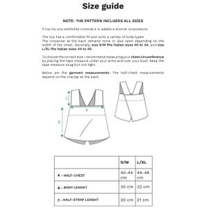 Japanese Top Sewing Pattern PDF | Linen Top Pattern for Beginners ...