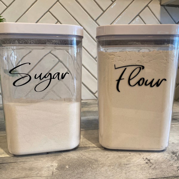 Flour Label - Etsy