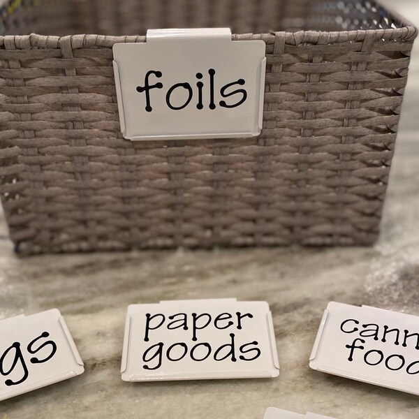 Metal Shelf Label - Etsy