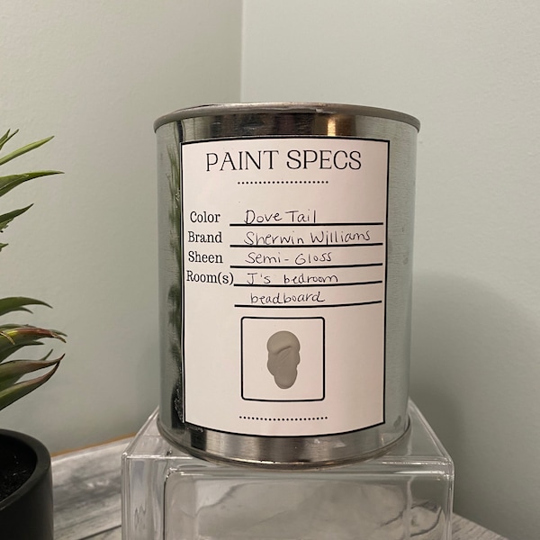 Paint Can Candle Labels - Etsy