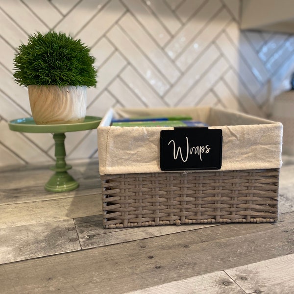 Metal Shelf Label - Etsy