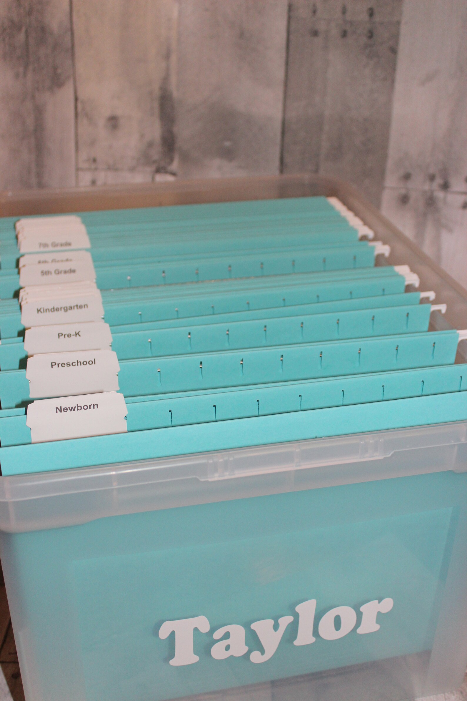 Kids Memory Organization School Box Photo Box Papers Box NEW - Etsy