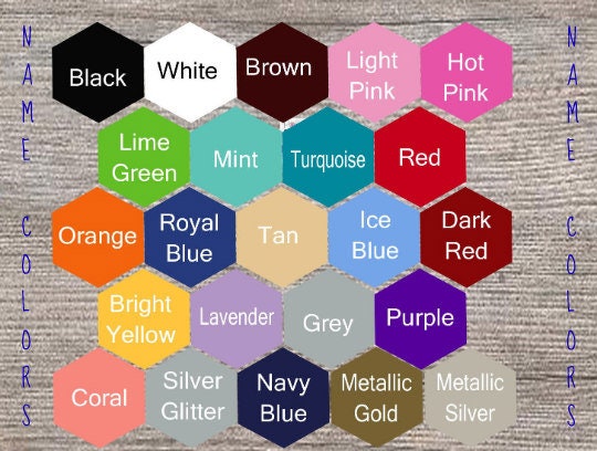 School Box Name Decal ONLY - Etsy