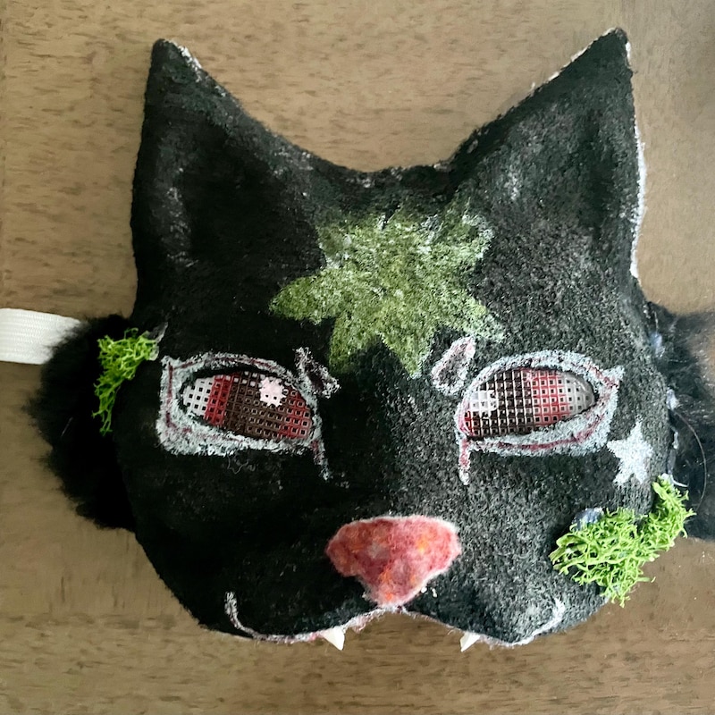 Therian Mask and Tail Black Cat - Etsy