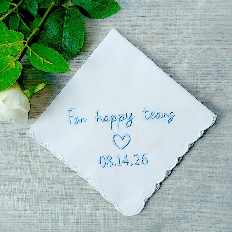 Personalized Handkerchiefs - Etsy