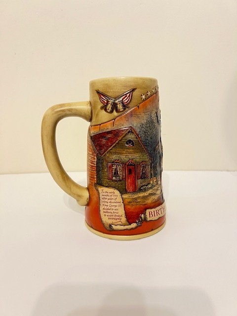 Pair of Rare Miller Birth of a Nation 1775 1776 Beer Mugs - Etsy