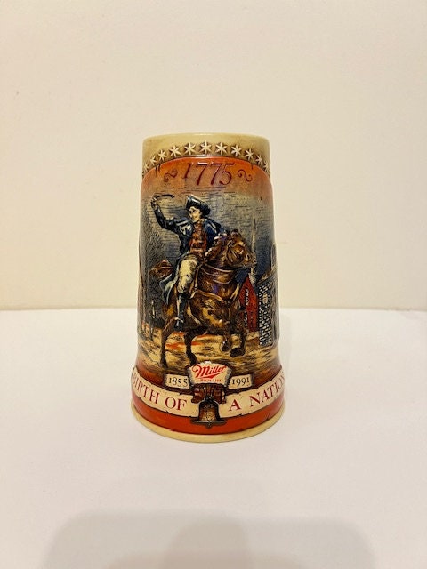 Pair of Rare Miller Birth of a Nation 1775 + 1776 Beer Mugs - Etsy