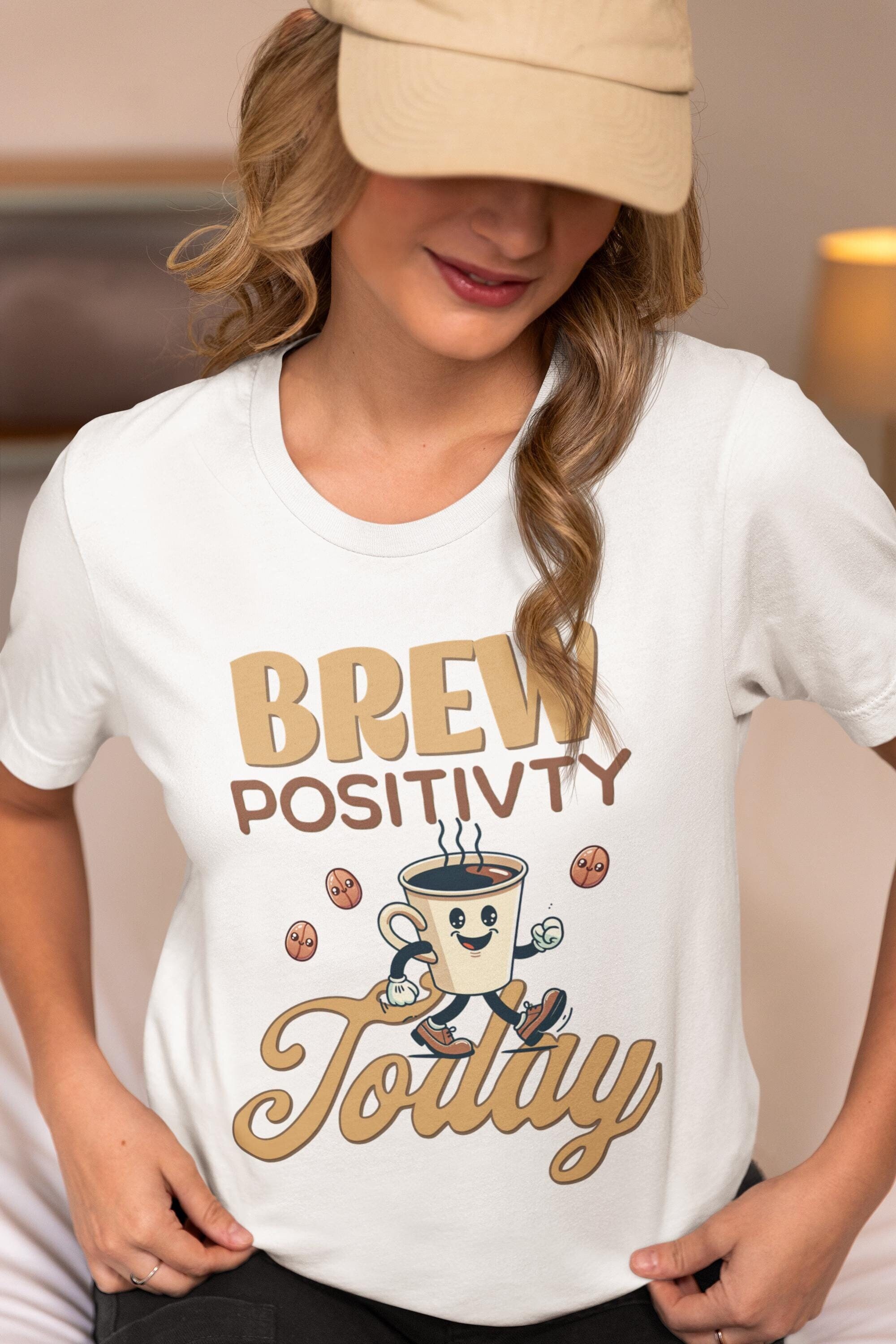 Brew Positivity Mental Health Awareness Retro Trendy Unisex Softstyle ...