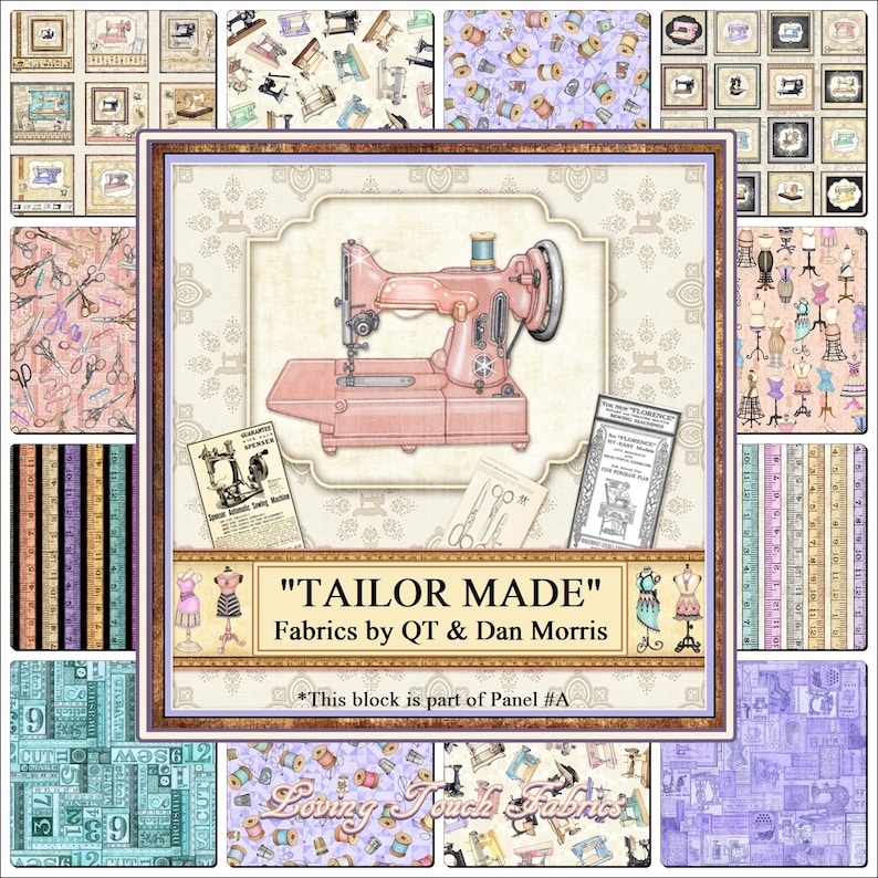 QT Dan Morris tailor Made Sewing Theme Fabrics - Etsy
