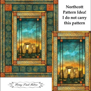 SOLSTICE Northcott Stonehenge 10th Anniversary Celtic Knot Medallions ...