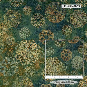 SOLSTICE Northcott Stonehenge 10th Anniversary Celtic Knot Medallions ...