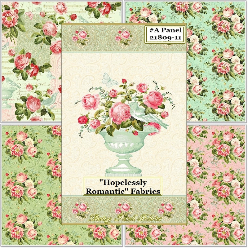 Romantic Fabric - Etsy