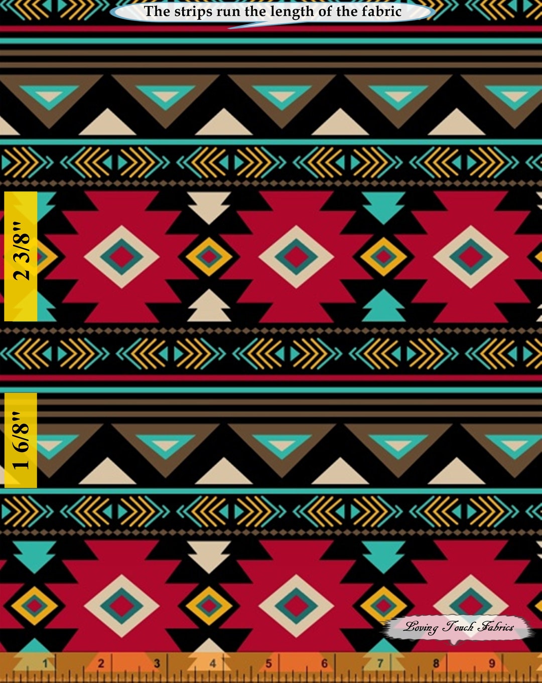 Whistler Studio, Windham, "four Winds" 42878-X, Southwest, Fabric ...