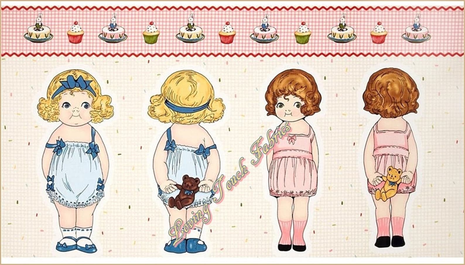 Riley Blake 2 Cut & Sew Dolls / Penny Rose paper Dolls | Etsy