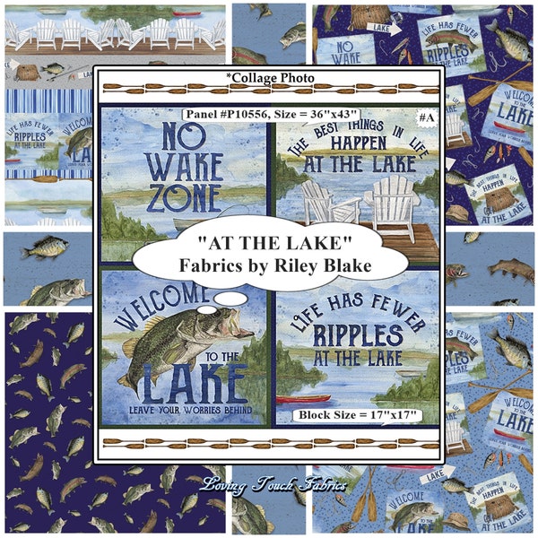 Lake Fabric - Etsy