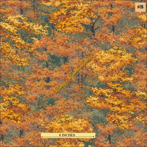 Northcott & Darrell Bush "on Golden Pond" Scenic Water Leaves Digitally ...