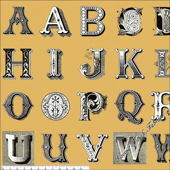 32 Letters QT Frisch letter Stitch 24055-O | Etsy