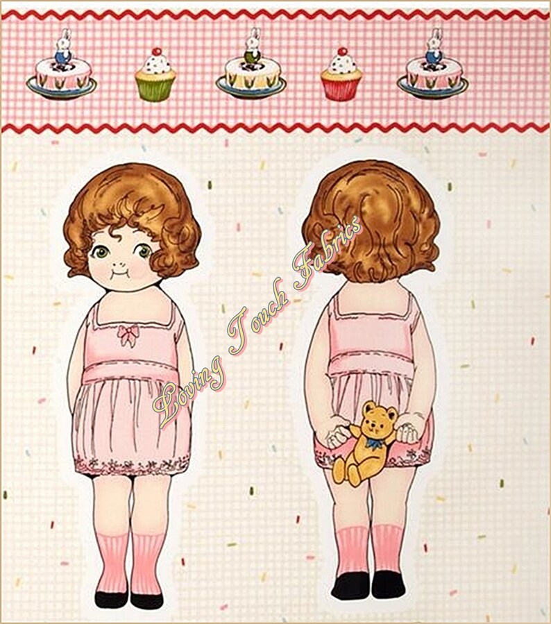 Riley Blake 2 Cut & Sew Dolls / Penny Rose paper Dolls | Etsy
