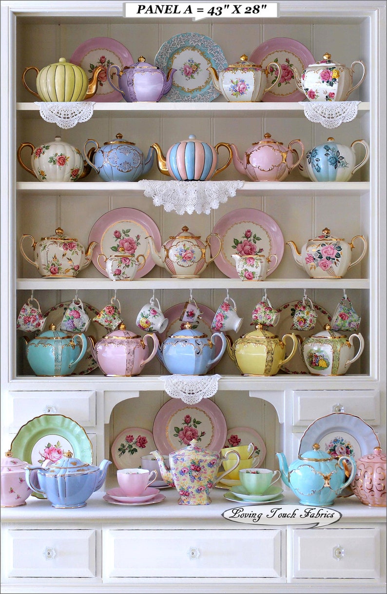 Northcott, "tea for Two", Dishes, Cups, Teapots, Saucers, Hutch ...