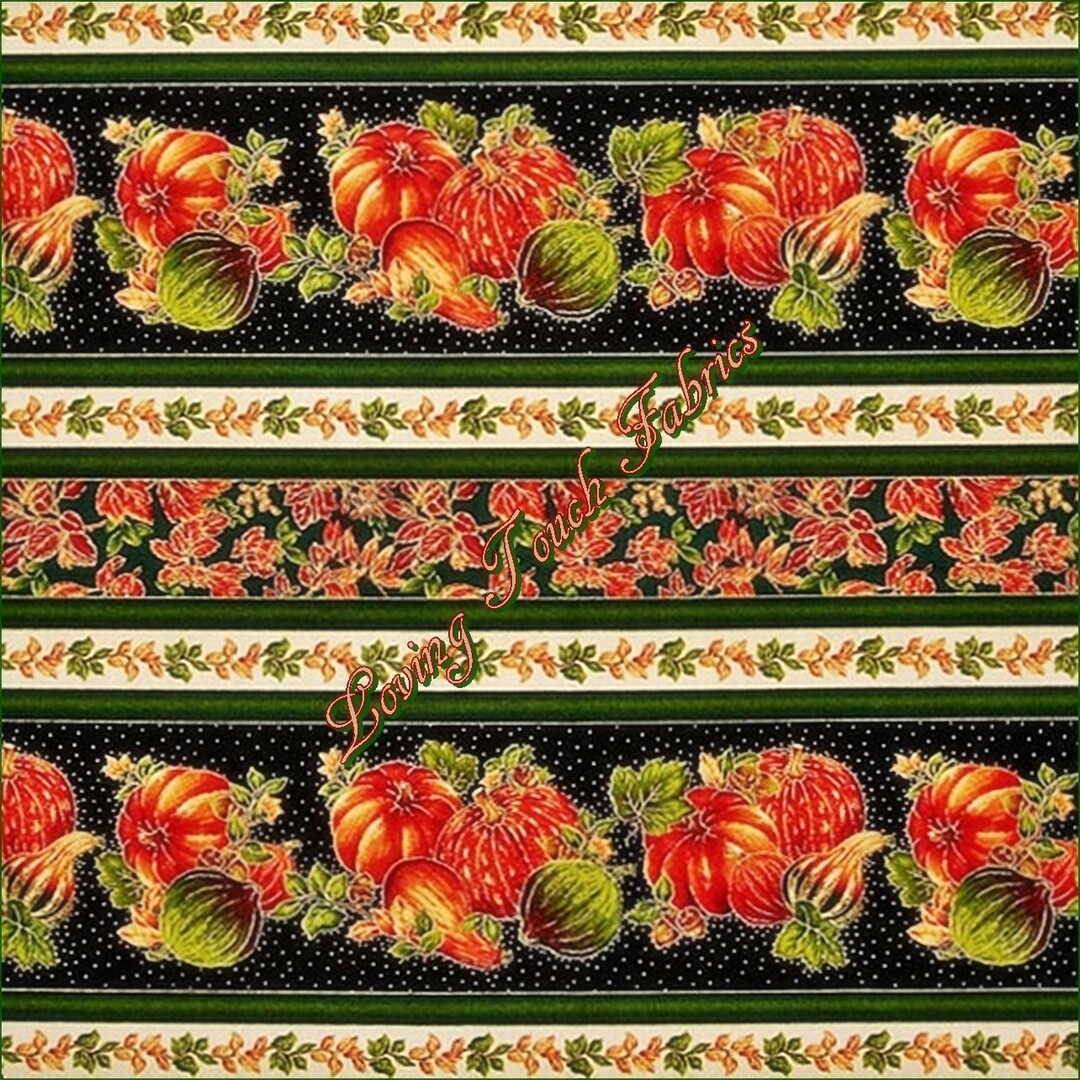 Quilting Treasures / Studio 8 "abundance" #23939-J Metallic Harvest ...