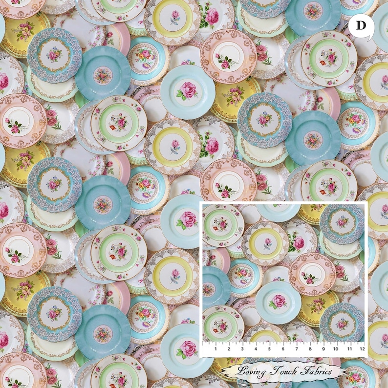 Northcott tea for Two Dishes Cups Teapots - Etsy