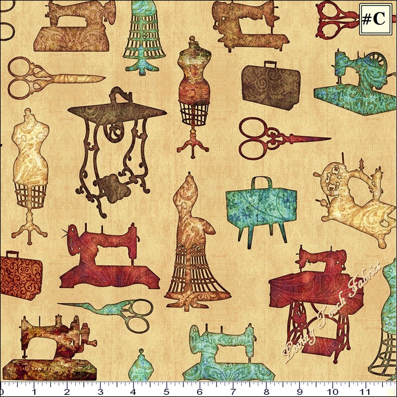 Quilting Treasures Dan Morris seamless Sewing - Etsy