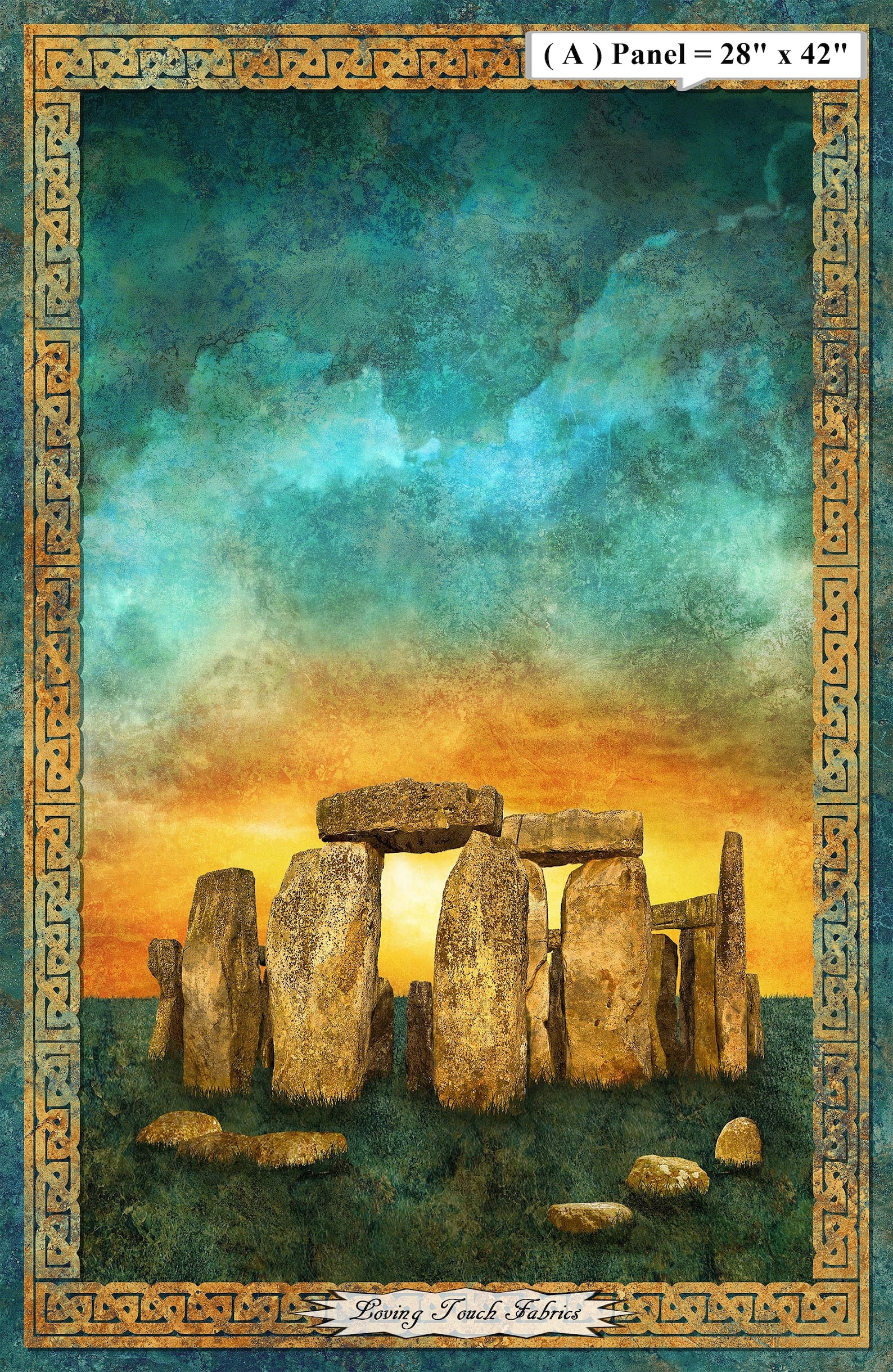 SOLSTICE Northcott Stonehenge 10th Anniversary Celtic Knot Medallions ...