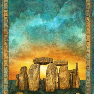 SOLSTICE Northcott Stonehenge 10th Anniversary Celtic Knot Medallions ...