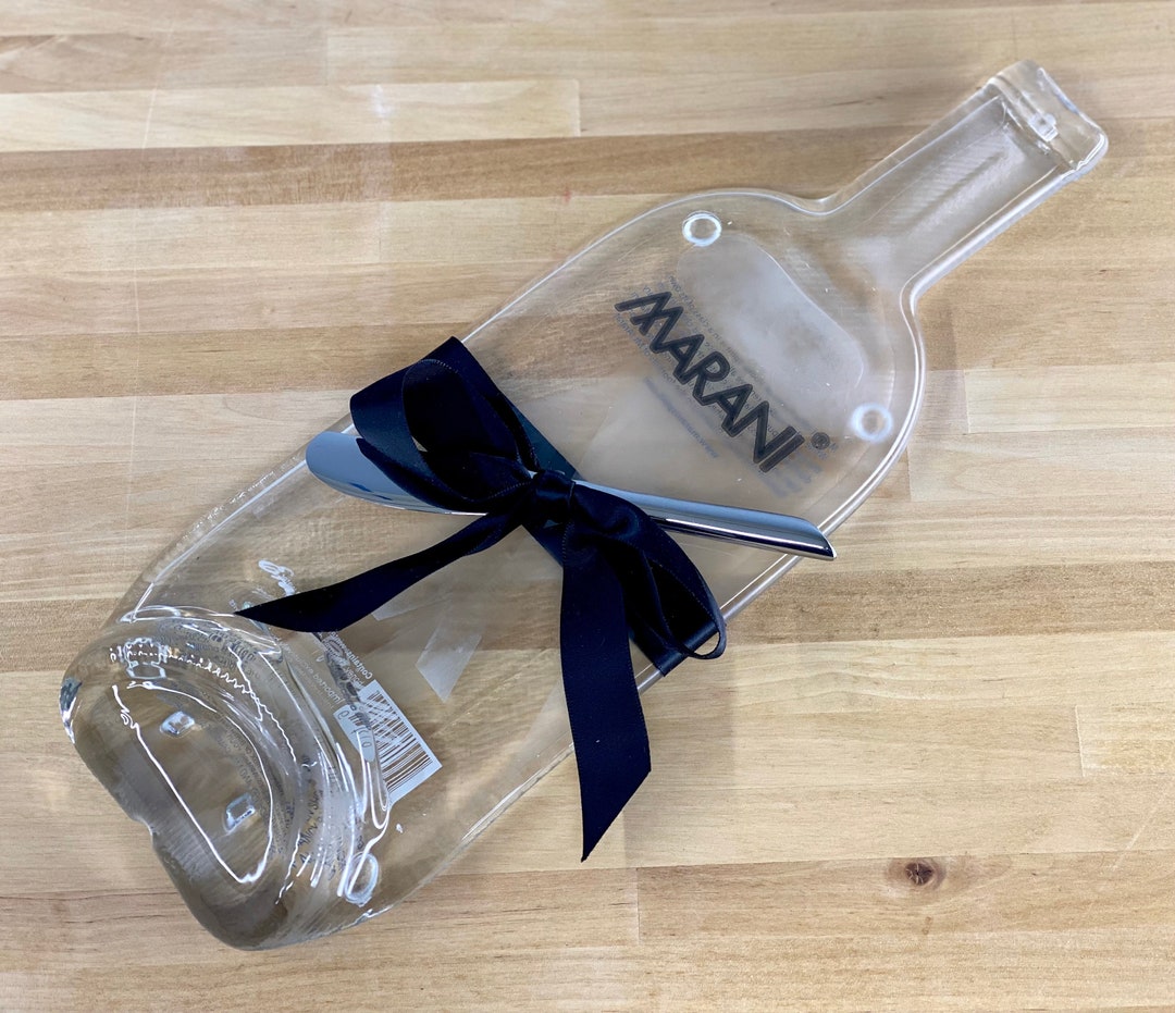 Marani Armenian Vodka Melted Bottle Cheese Tray With Spreader - Etsy